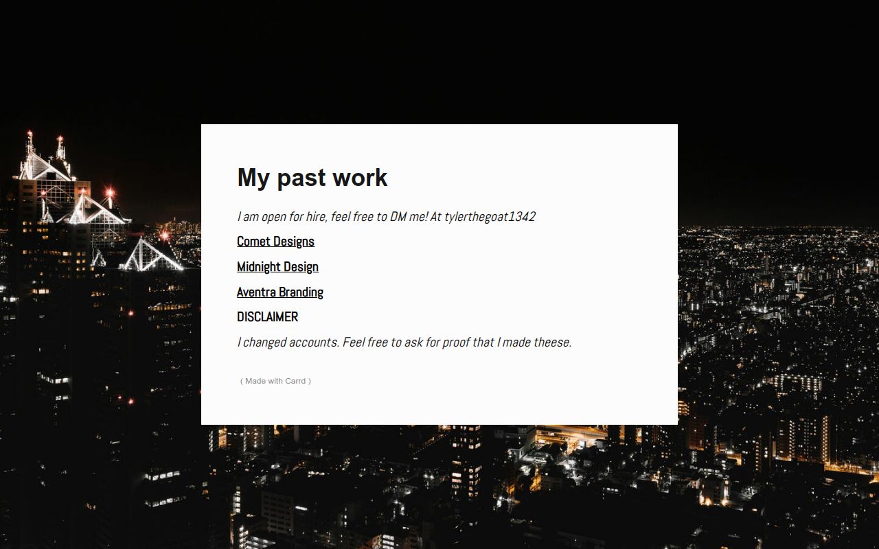 Past work